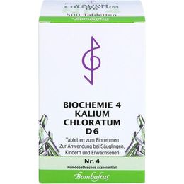 Bombastus Biochemie 4 Kalium chloratum D 6 Tabletten 500 St