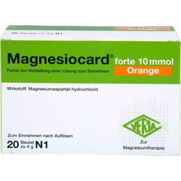 Verla-Pharm Arzneimittel GmbH & Co. KG Magnesiocard forte 10 mmol Orange Plv.z.H.e.L.z.E. 20 St