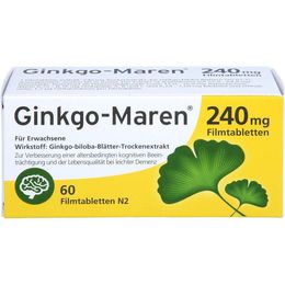 HERMES Arzneimittel GINKGO-MAREN 240 mg Filmtabletten 60 St