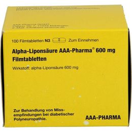 Alpha Lipons&auml;ure AAA- Pharma 600 mg Filmtabletten 100 St