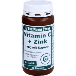 Hirundo Vitamin C 300+Zink 5 Langzeit Kapseln 180 St