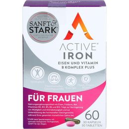 Active Iron Eisen und Vitamin B Komplex plus 60 St