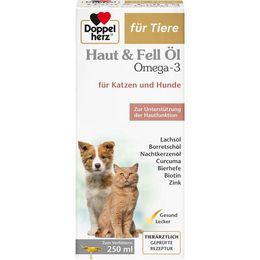 Queisser Doppelherz f&uuml;r Tiere Haut&Fell &Ouml;l f.Hunde/Katzen 250 ml