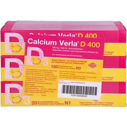 Verla-Pharm Arzneimittel GmbH & Co. KG Calcium Verla D 400 Brausetabletten 120 St
