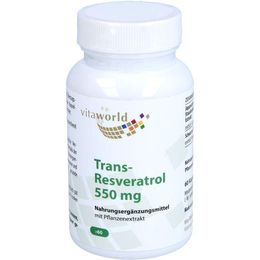 vitaworld TRANS-RESVERATROL 550 mg Kapseln 60 St