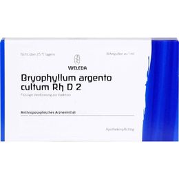 Weleda Bryophyllum Argento cultum Rh D 2 Ampullen 8 ml