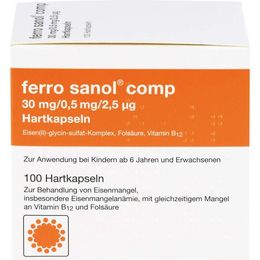 Ferro Sanol comp. Hartkaps.m.msr.&uuml;berz.Pellets 100 St