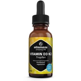 Vitamaze GmbH Vitamin D3 K2 1000 I.E./10 &mu;g hochdosiert Tropfen 50 ml