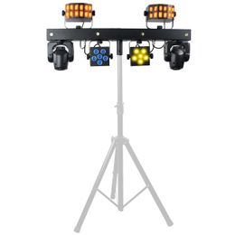 LIGHT4ME MT BAR 1 Beleuchtungsset Multieffektlicht RGBW 4in1 Moving Head Derby-Effekt - B-STOCK