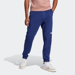 Sporthose adidas Sportswear "M LIN SJ TE PT", Herren, Gr. L, N-Gr, blau (dunkelblau, wei&szlig;), Obermaterial: 74% Baumwolle, 26% Polyester, Hosen Sporthose