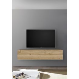 TV-Schrank Home Affaire "Infinity", braun (eichefarben cadiz), B:138cm H:29cm T:30cm, Schr&auml;nke, Breite 138 cm