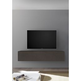 TV-Schrank Home Affaire "Infinity", grau (lava), B:138cm H:29cm T:30cm, Schr&auml;nke, Breite 138 cm