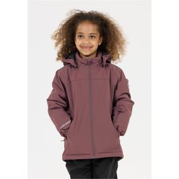 Skijacke ZIGZAG "Murdoch", Jungen, Gr. 98, purpurviolett, 100% Polyester, unifarben, normal, ohne Ausschnitt, Jacken Skijacke, mit getapten N&auml;hten und 10.000 mm Wassers&auml;ule