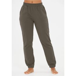 ENDURANCE ATHLECIA Sweathose ATHLECIA "Ruthie", Damen, Gr. 38, EURO-Gr&ouml;&szlig;en, grau (anthrazit), 65% Polyester, 35% Baumwolle, unifarben, Hosen Sweathose, Im relaxten Look mit weichem Tragegef&uuml;hl