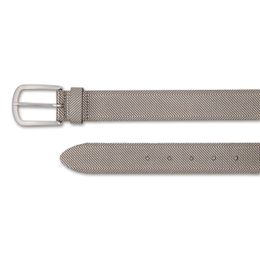 Bernd G&ouml;tz BERND G&Ouml;TZ Damen Lederg&uuml;rtel "Lederg&uuml;rtel mit stylisch geriffelter Oberfl&auml;che", beige, Gr. 105, Rindsleder, G&uuml;rtel
