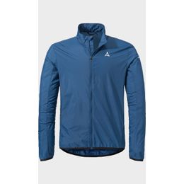 Sch&ouml;ffel Outdoorjacke SCH&Ouml;FFEL "Jacket Style Cannobio MNS", Herren, Gr. 56, blau (8405, blau), Oberstoff: 100% Nylon; (Coating: Polyurethan), regular fit, hoch geschlossener Ausschnitt, Jacken Outdoorjacke