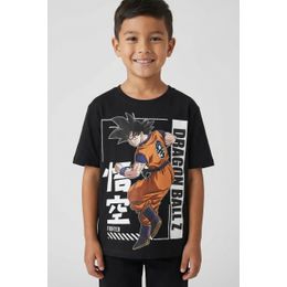 name it Jungen T-Shirt "NKMDUSE DRAGONB SS NREG TOP BOX NOOS VDE"schwarz, Gr. 122, bedruckt, unifarben, Jersey, Obermaterial: 100% Baumwolle, Shirts