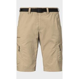 Sch&ouml;ffel Shorts SCH&Ouml;FFEL "Shorts Silvaplana2", Herren, Gr. 48, Normalgr&ouml;&szlig;en, beige (4705, beige), Oberstoff: 100% Nylon, Hosen Shorts