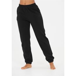 ENDURANCE ATHLECIA Sweathose ATHLECIA "Ruthie", Damen, Gr. 40, EURO-Gr&ouml;&szlig;en, schwarz, 65% Polyester, 35% Baumwolle, unifarben, Hosen Sweathose, Im relaxten Look mit weichem Tragegef&uuml;hl