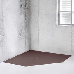 Bette Floor Caro F&uuml;nfeck-Duschwanne, 7211-434PLUS,