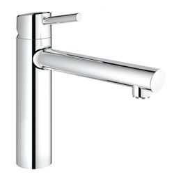 Grohe Concetto K&uuml;chenarmatur Vorfenstermontage, schwenkbar, 31210001,