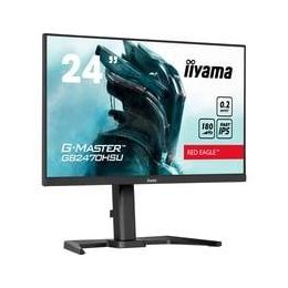 iiyama G-Master GB2470HSU-B6 Red Eagle, Gaming-Monitor 60.5 cm (23.8 Zoll), schwarz (matt), FullHD, Fast IPS, Ergonomischer, h&ouml;henverstellbarer Standfu&szlig;, 180Hz Panel