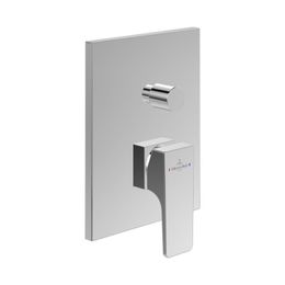Villeroy & Boch Villeroy & Boch Architectura Square Einhebelmischer, f&uuml;r Wanne & Dusche, TVS12500300061,