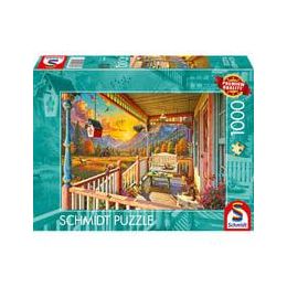 Schmidt Spiele Bergland-Veranda, Puzzle 1000 Teile