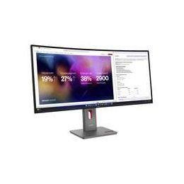 Lenovo ThinkVision P40WD-40, LED-Monitor 100.8 cm (39.7 Zoll), schwarz, WUHD, IPS-Black, Curved, HDMI, DP, Thunderbolt, USB-C, 120Hz Panel
