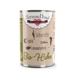 HerzensHund Adult Bio Huhn 12x400 g