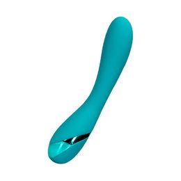 Smooth Silicone G-Spot Vibrator, 19,5 cm