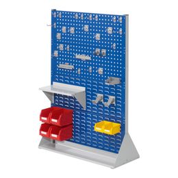KAPPES Stellwand RasterPlan Gr. 4 doppelseitig RAL 7035/5010 mit Ausstattung 1 (7008.01.3916)