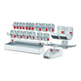 KAPPES Werkzeughalter-Sortiment RasterPlan/ABAX 21-teilig alufarben (3327.26.5001)