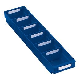 KAPPES Regalkasten Mod. 510 blau 500 x 120 x 65 mm f&uuml;r 5 Trennplatten (6632.00.3050)