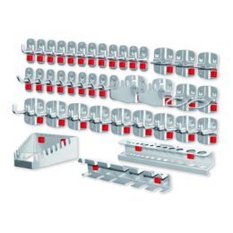 KAPPES Werkzeughalter-Sortiment RasterPlan/ABAX 40-teilig alufarben (3327.06.5001)