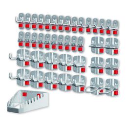 KAPPES Werkzeughalter-Sortiment RasterPlan/ABAX 42-teilig alufarben (3327.29.5001)