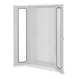 KAPPES Systemschrank Leergeh&auml;use Serie 500 RAL 7035 Sichtfenstert&uuml;ren (1251.00.5013)