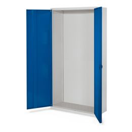 KAPPES Systemschrank Leergeh&auml;use Serie 400 RAL 7035/5010 Vollblecht&uuml;ren (1250.00.1016)