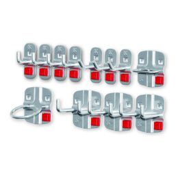 KAPPES Werkzeughalter-Sortiment RasterPlan/ABAX 12-teilig alufarben (3327.02.5001)