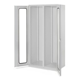 KAPPES Schwerlastschrank Leergeh&auml;use Mod. 50 RAL 7035 Sichtfenstert&uuml;ren (1463.00.5013)