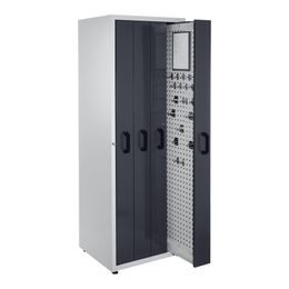 KAPPES Auszugschrank RasterPlan 4 Ausz&uuml;ge Lochplatte RAL 7035 /7016 (1902.00.0524)