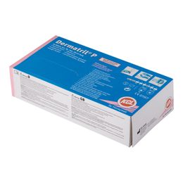 Einw.-Handsch.Dermatril P 743 Gr.7 blau Nitril 50 St./Box ; Honeywell (DERMATRIL P 743 - 7)