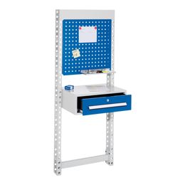 KAPPES Steharbeitsplatz ErgoPlus H1770 RAL 7035 Wandmodul einseitig (7303.00.0013)