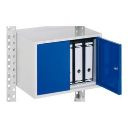 KAPPES Ordnerschrank H400 mm schmal RAL 7035/5010 f&uuml;r ErgoPlus Steharbeitsplatz (7310.00.1416)