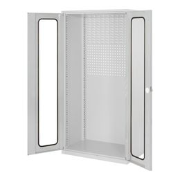KAPPES Schubladenschrank RasterPlan Leergeh&auml;use RAL 7035 Mod. 30 Sichtfenstert&uuml;ren (1460.00.5013)