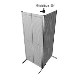 KAPPES Mittelst&uuml;tze 90&deg; alufarben (7281.00.9501)