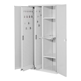 KAPPES Vertikalschrank RasterPlan Mod. 84 RAL 7035 Doppelwandt&uuml;r mit Ausstattung (1465.04.2013)