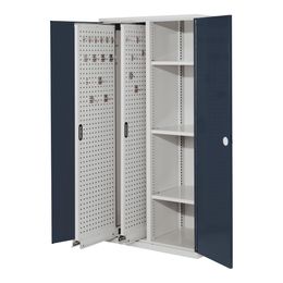 KAPPES Vertikalschrank RasterPlan Mod. 80 RAL 7035/7016 Doppelwandt&uuml;r mit Ausstattung (1465.01.2024)