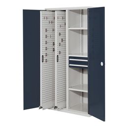 KAPPES Vertikalschrank RasterPlan Mod. 81 RAL 7035/7016 Doppelwandt&uuml;r mit Ausstattung (1465.02.2024)