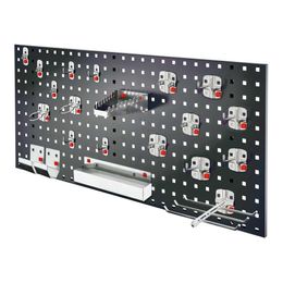 KAPPES Lochplatten RasterPlan/ABAX Einsteigerset 7 RAL 7016 mit Ausstattung (3324.07.1008)